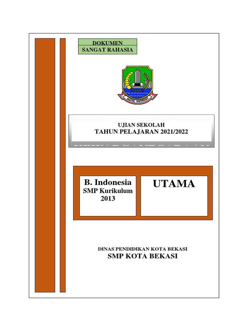 NASKAH SOAL US B. INDONESIA-dikonversi-dikompresi | PDF
