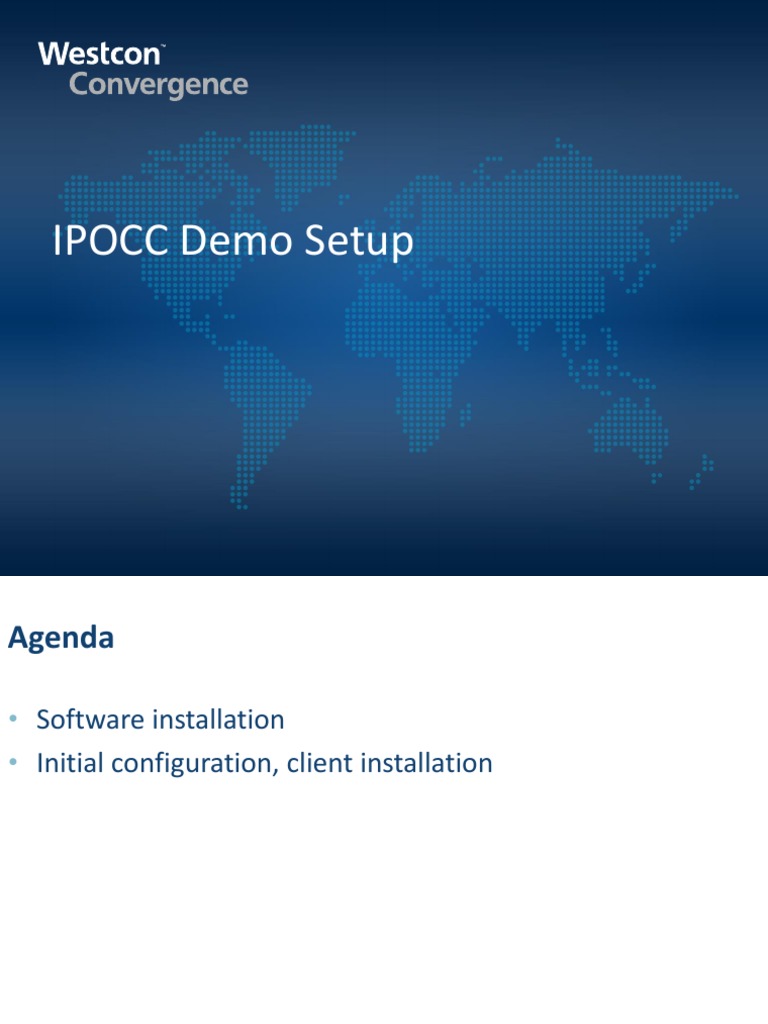 IPOCC Demo Setup | PDF | Ip Address | Microsoft Excel