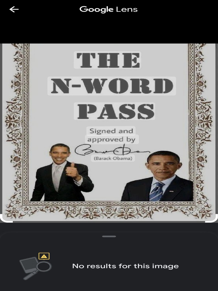 N Word Pass Signed and Approved. - Google Search | PDF