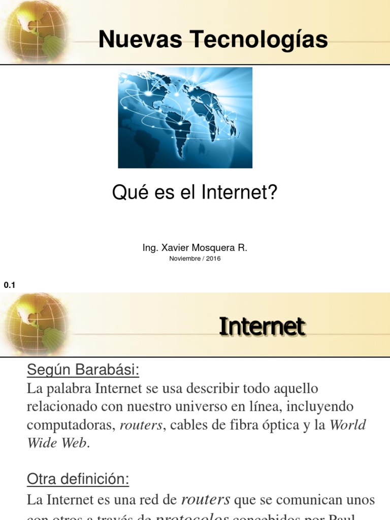 Que Es El Internet | PDF | Internet | Red mundial