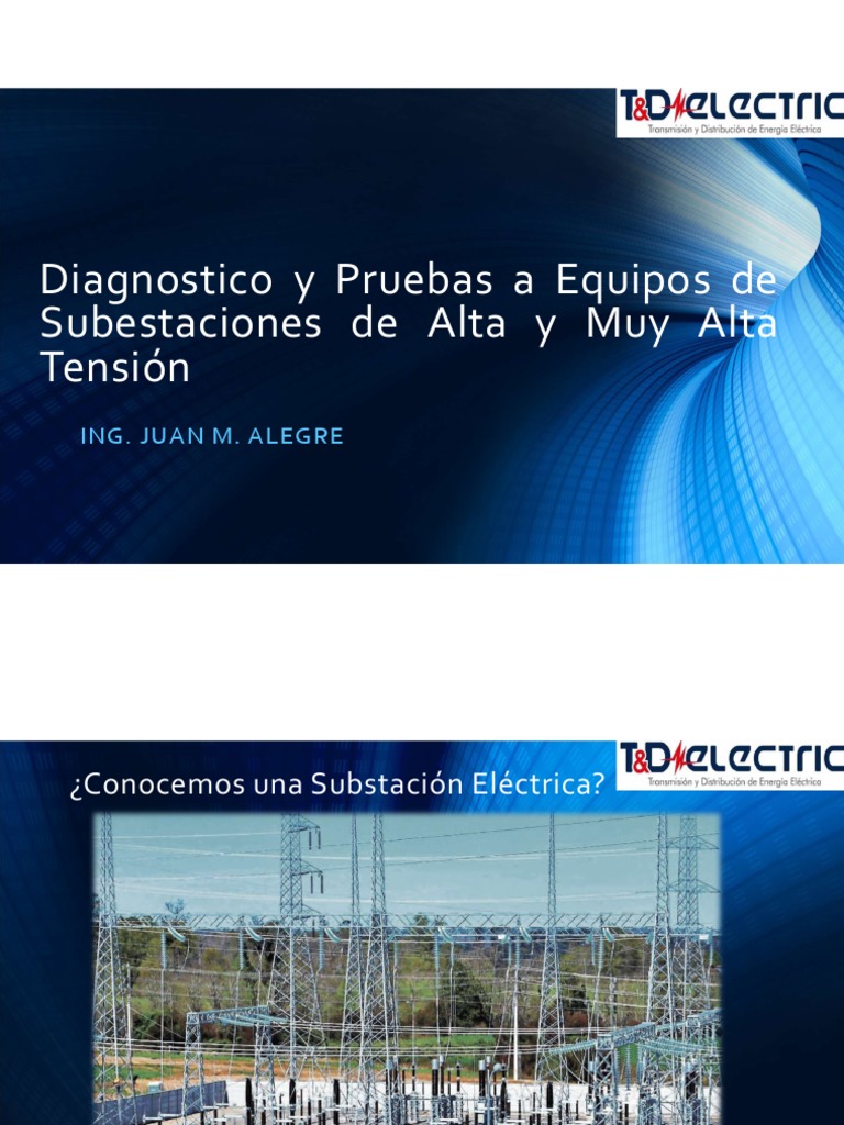 Diagnostico y Pruebas A Equipos de Subestaciones de AT | PDF