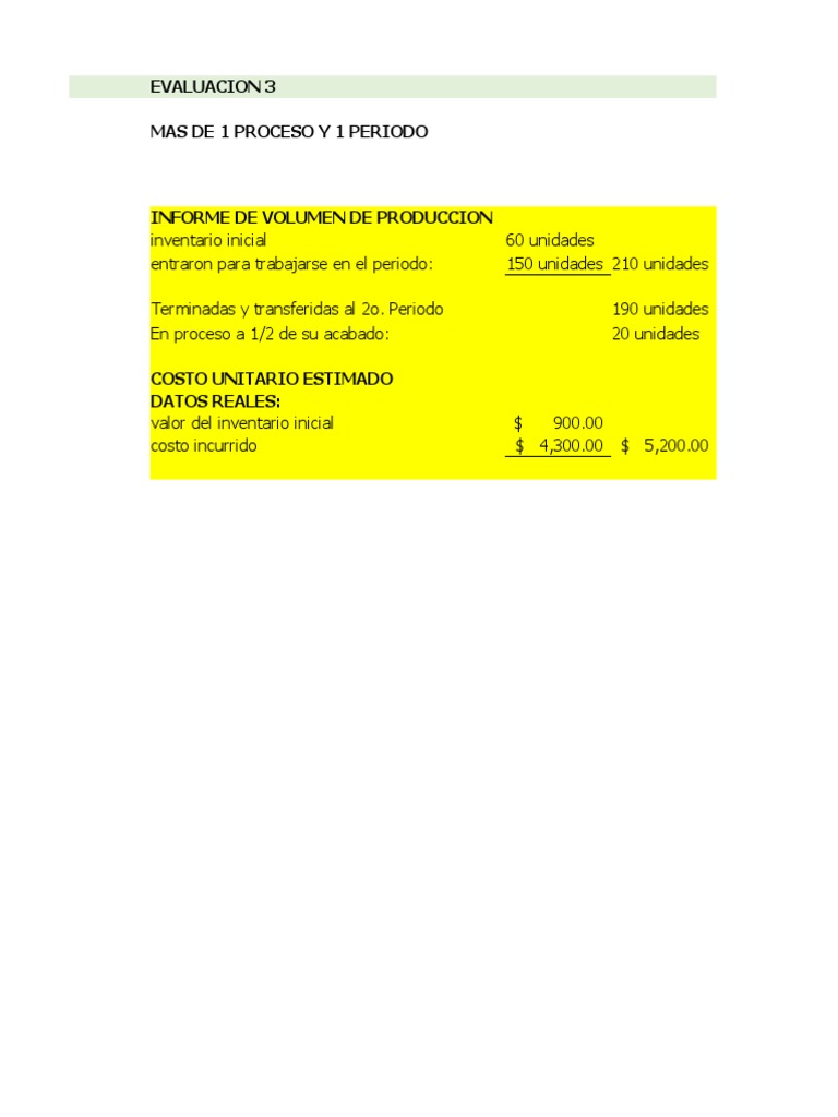 C. Estimados 3 | Descargar gratis PDF | Inventario | Economias