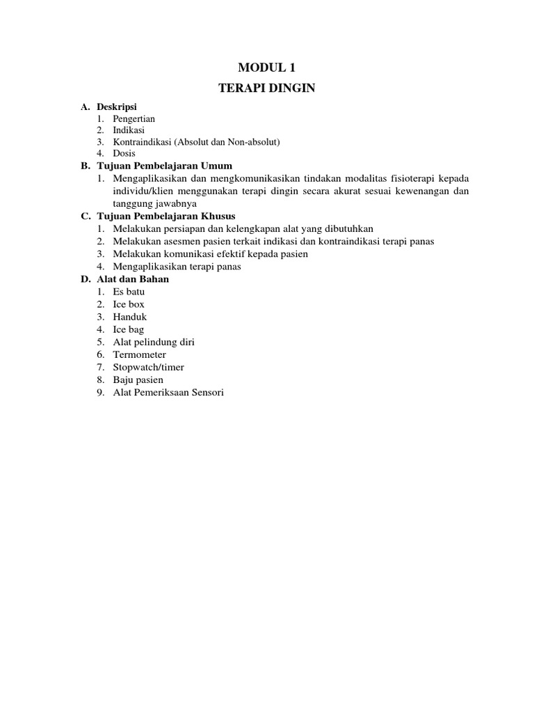 Alya Nur Annisa (21021002) - Dokumentasi Terapi Dingin | PDF