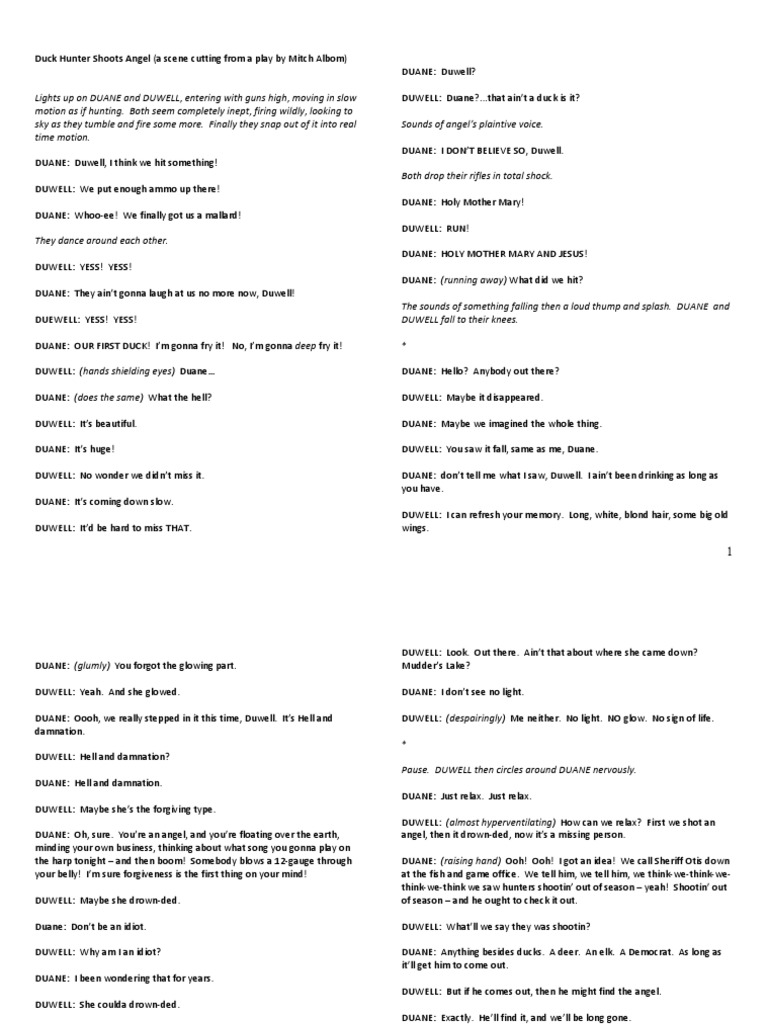 Duck Hunter Shoots Angel | PDF