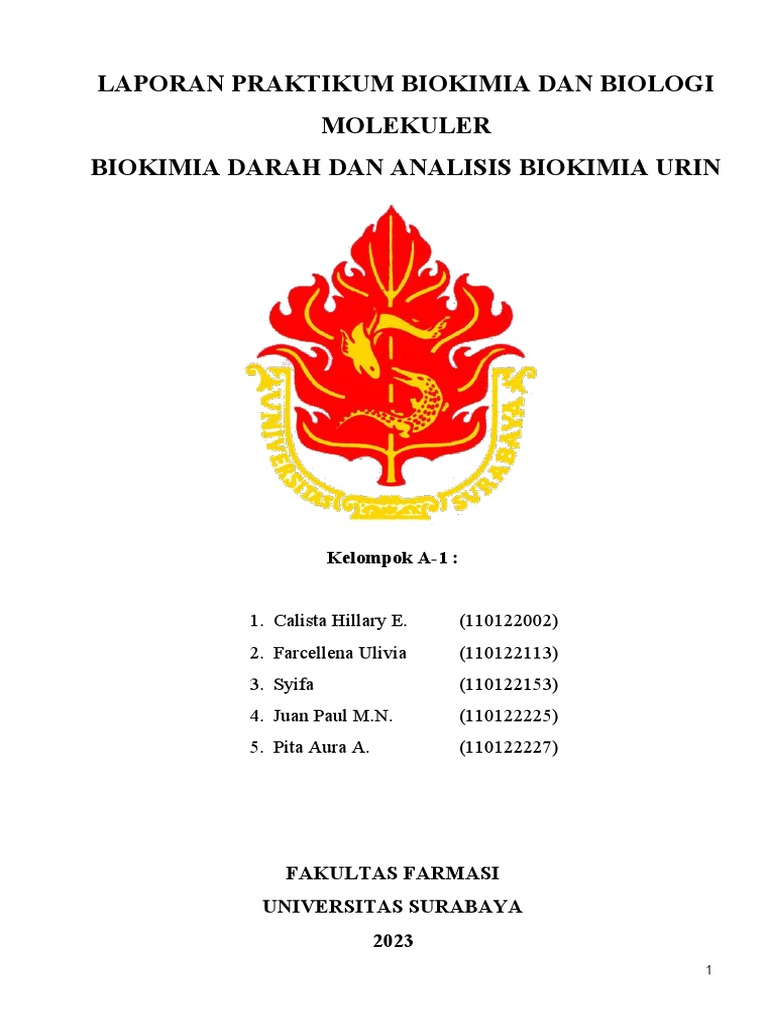 Biokimia Urin Dan Darah | PDF