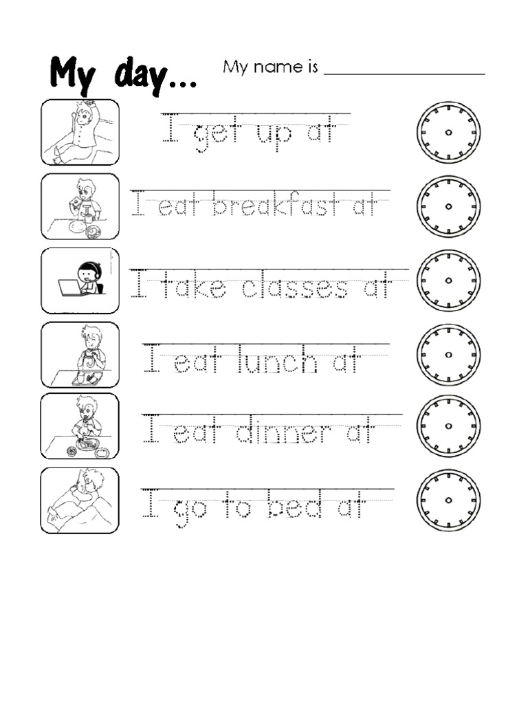 My Daily Routine | PDF