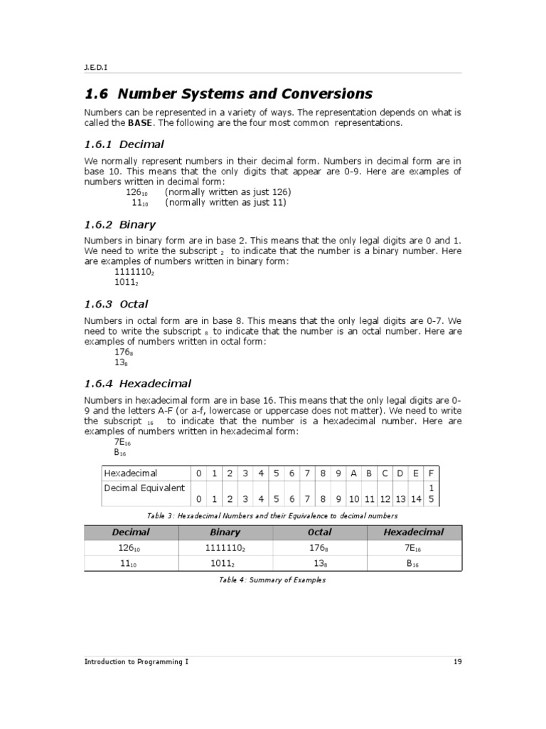 3 Number Systems | PDF | Notation | Numbers