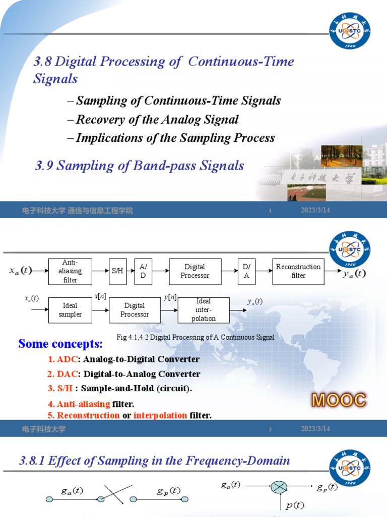 3.8 Digital Processing of Continuous-Time Signals | Download Free PDF | Sampling (Signal ...