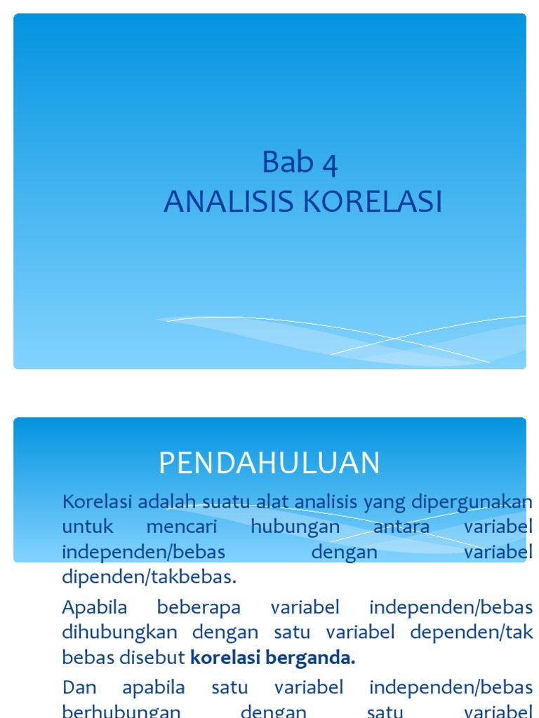 ANALISIS KORELASI Nerisa | PDF