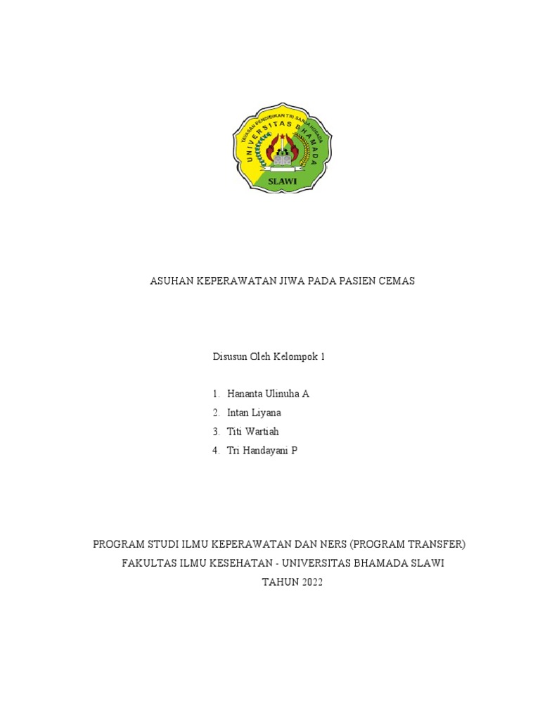 Askep Jiwa Cemas | PDF