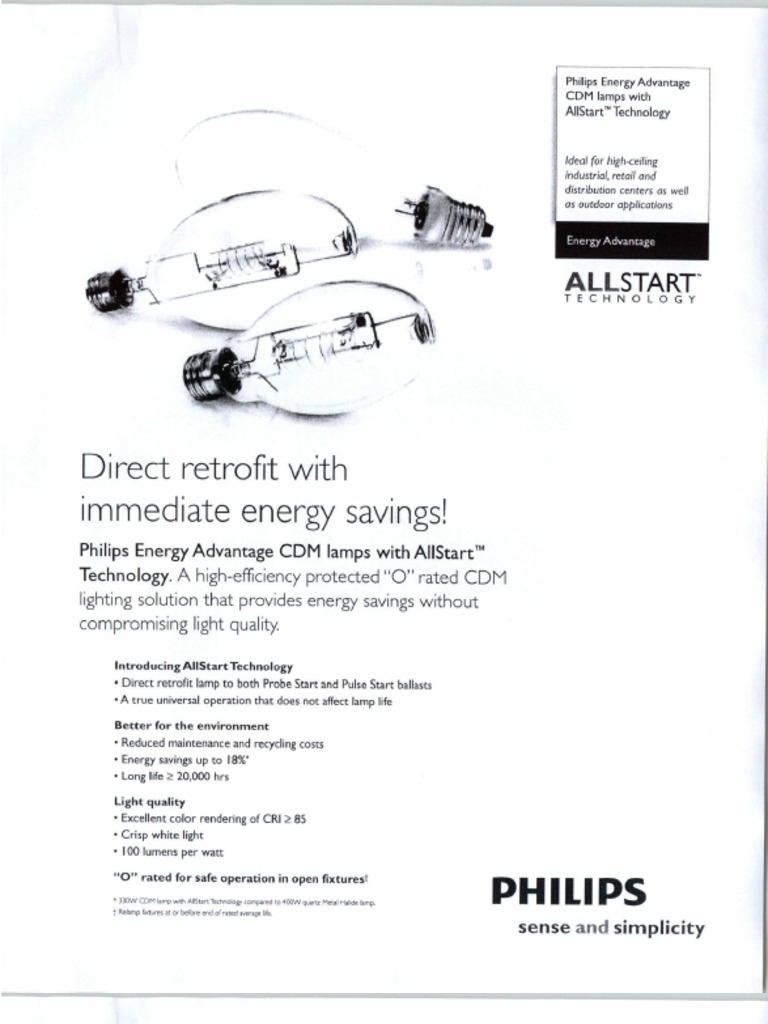 Philips Sense and Simplicity | PDF