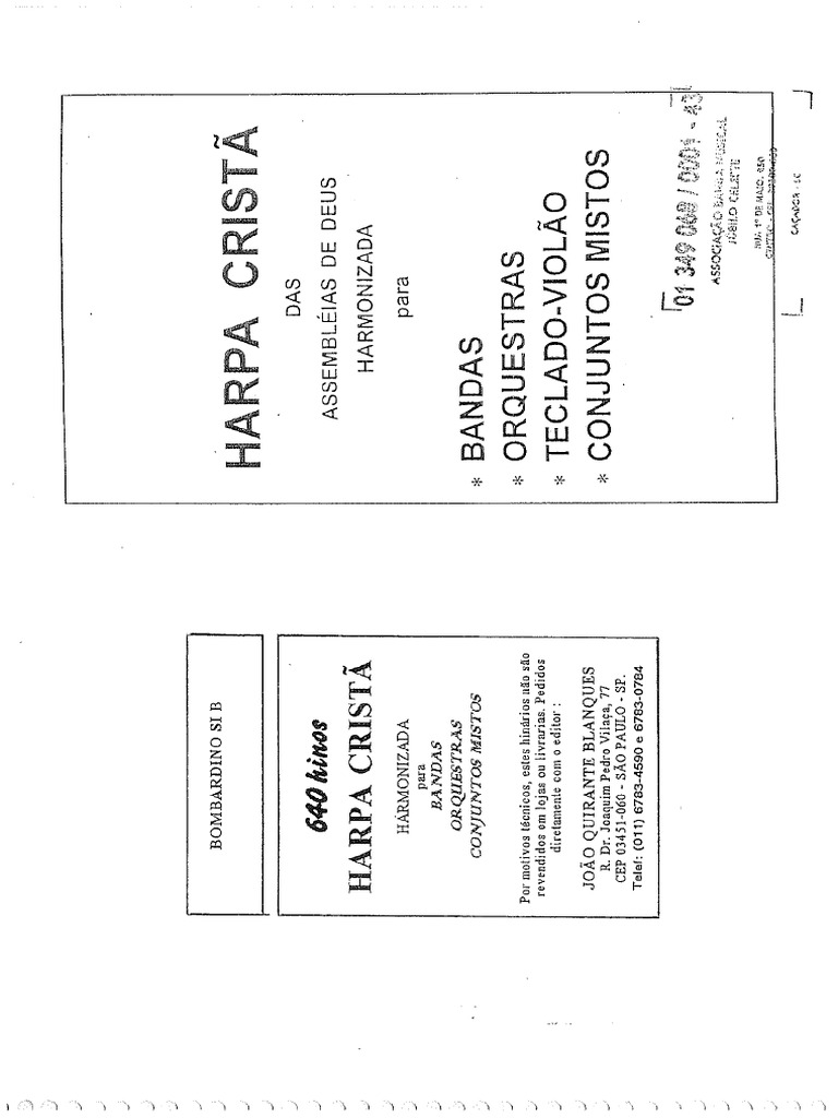 Harpa Crista Joao Quirante - Bombardino | PDF