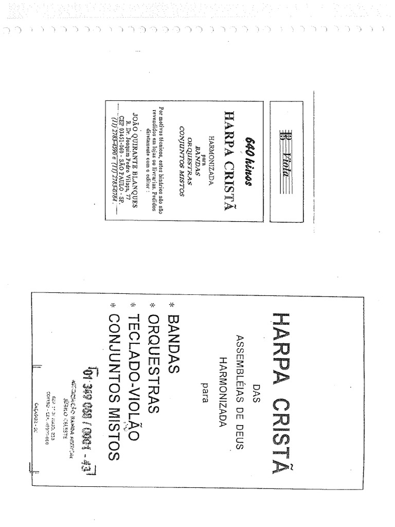 Harpa Crista Joao Quirante - Viola | PDF