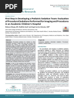 State Behavioral Scale for Pediatric Sedation | PDF | Intensive Care ...