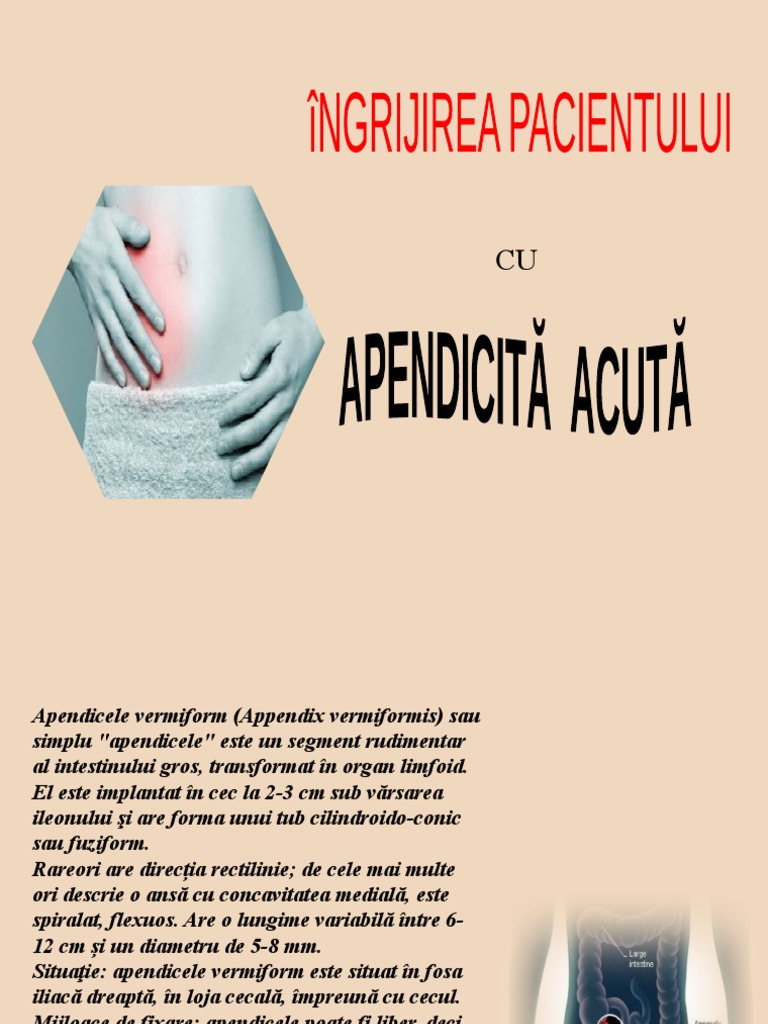 Apendicita Acuta | PDF