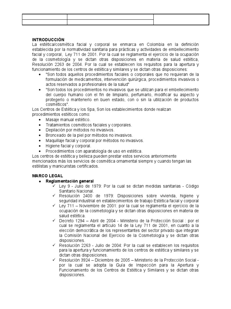 Manual Procedimientos Estetica Corporal | PDF | Masaje