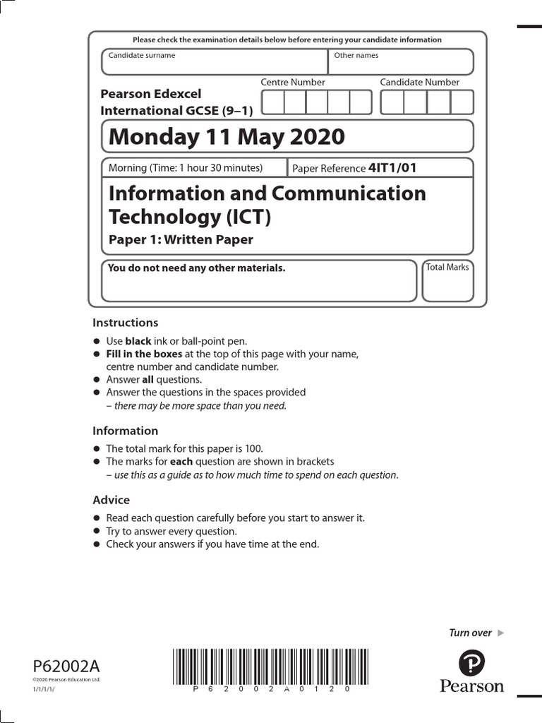Nov 2020 QP p1 | PDF | Computer Data Storage | Random Access Memory