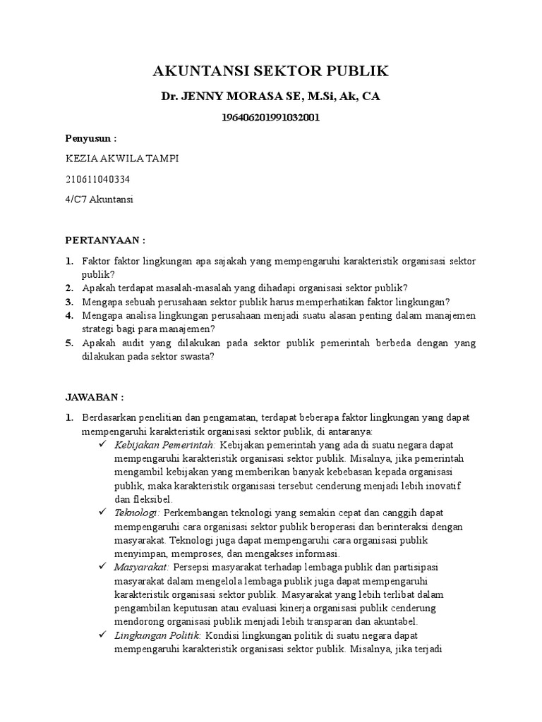 Uts - Asp - Kezia Akwila Tampi - 210611040334 | PDF