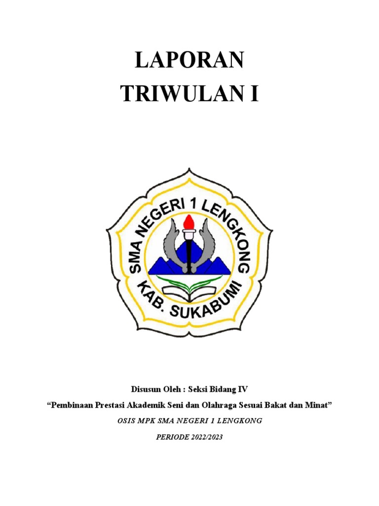 Laporan Tri Wulan I Sekbid 4 | PDF