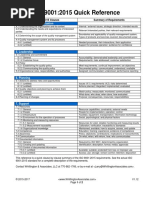 ISO 9001-2015 Clause List | PDF | Iso 9000 | Quality Management