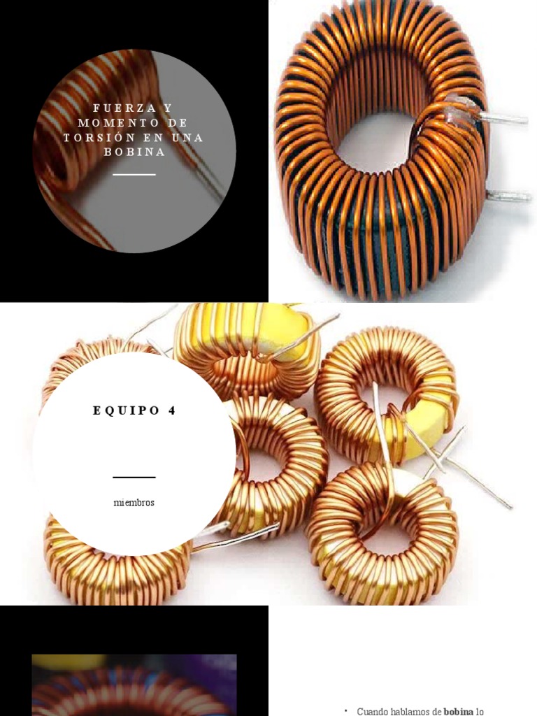 Fuerza Y Momento de Torsión en Una Bobina | PDF | Inductor | Inducción ...