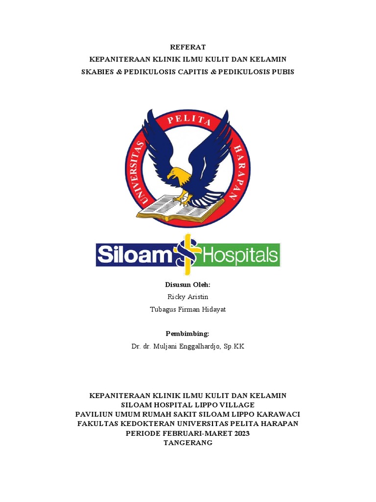 Referat Scabies Dan Pedikulosis - Ricky Aristin & Tubagus Firman Hidayat | PDF