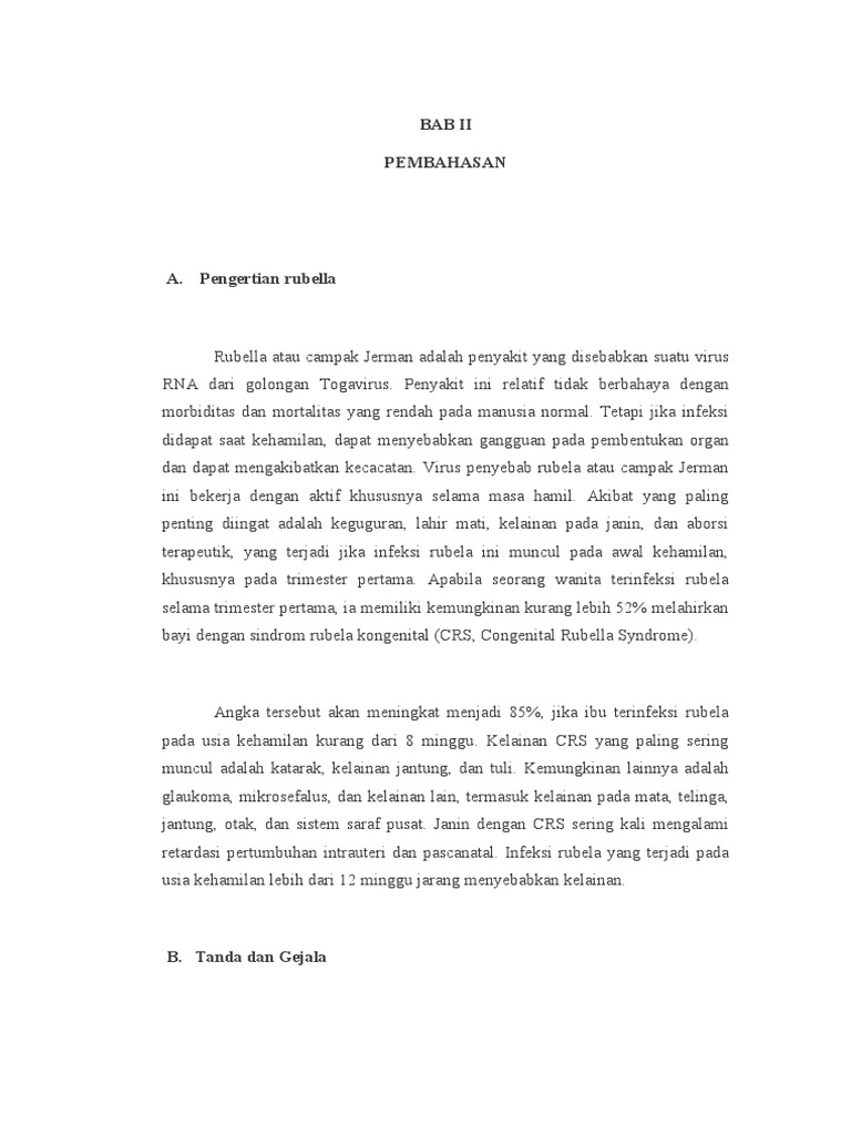Pengertian dan Pengobatan Rubella | PDF