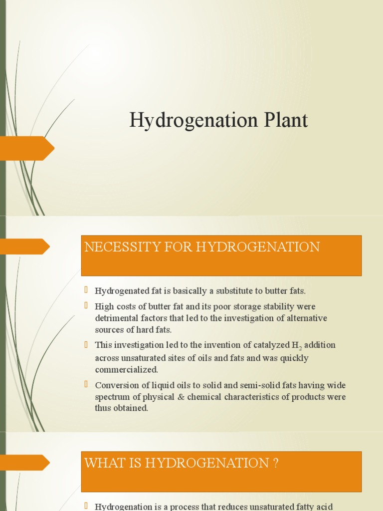Hydrogenation | PDF | Hydrogenation | Catalysis