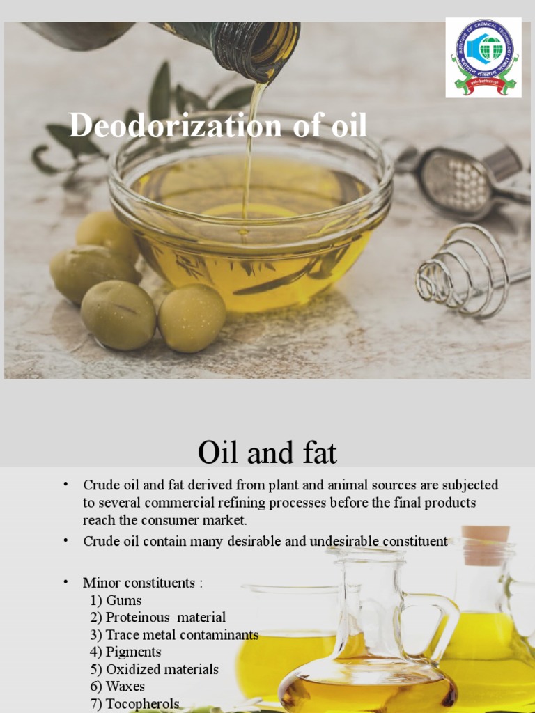 Oil and Fat Deoderization | PDF | Distillation | Oil
