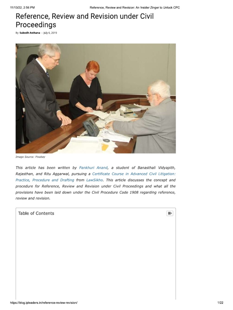 Refrence Review & Revision | PDF