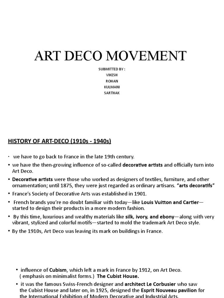 Art Deco | PDF | Art Deco | Architectural Design