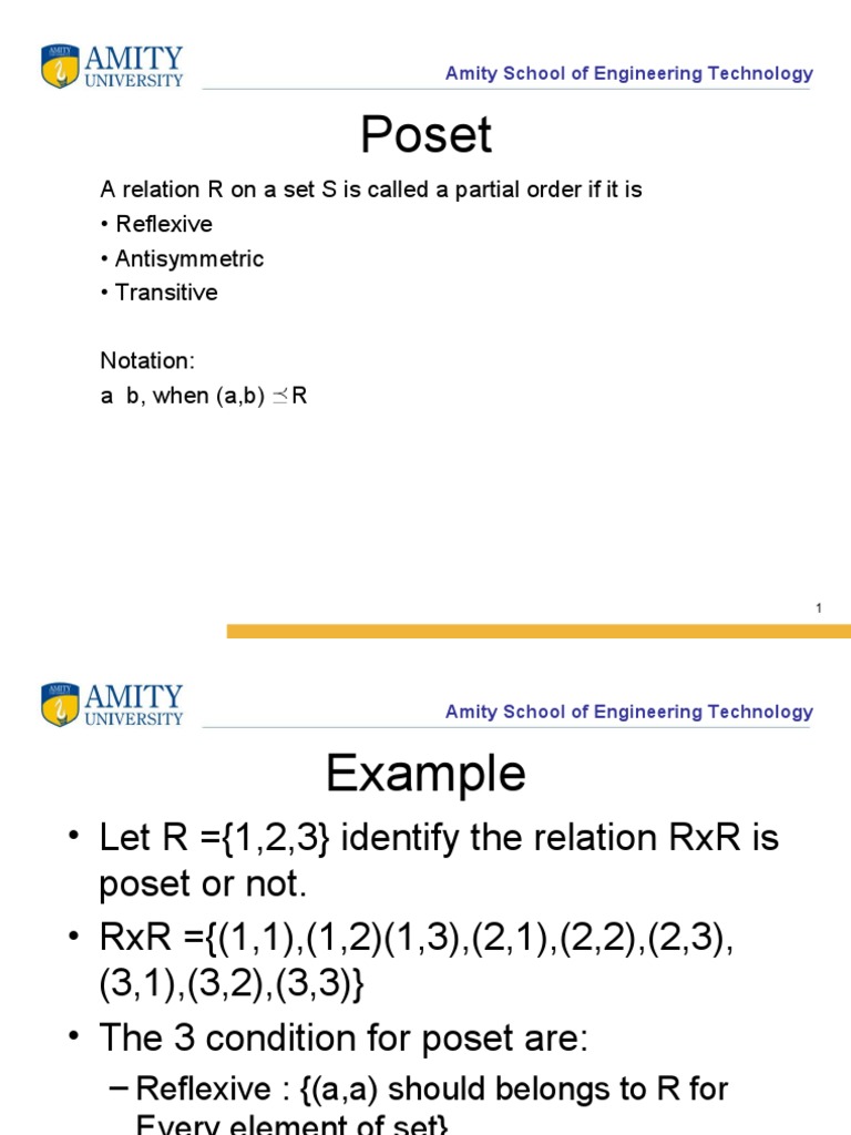 CSE208_DMS_Mod2_L6_Poset | PDF | Maxima And Minima | Abstract Algebra