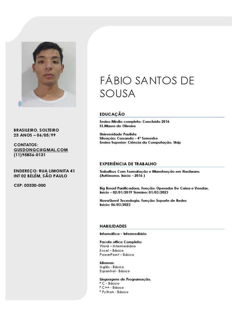 Fábio Santos CV. | PDF