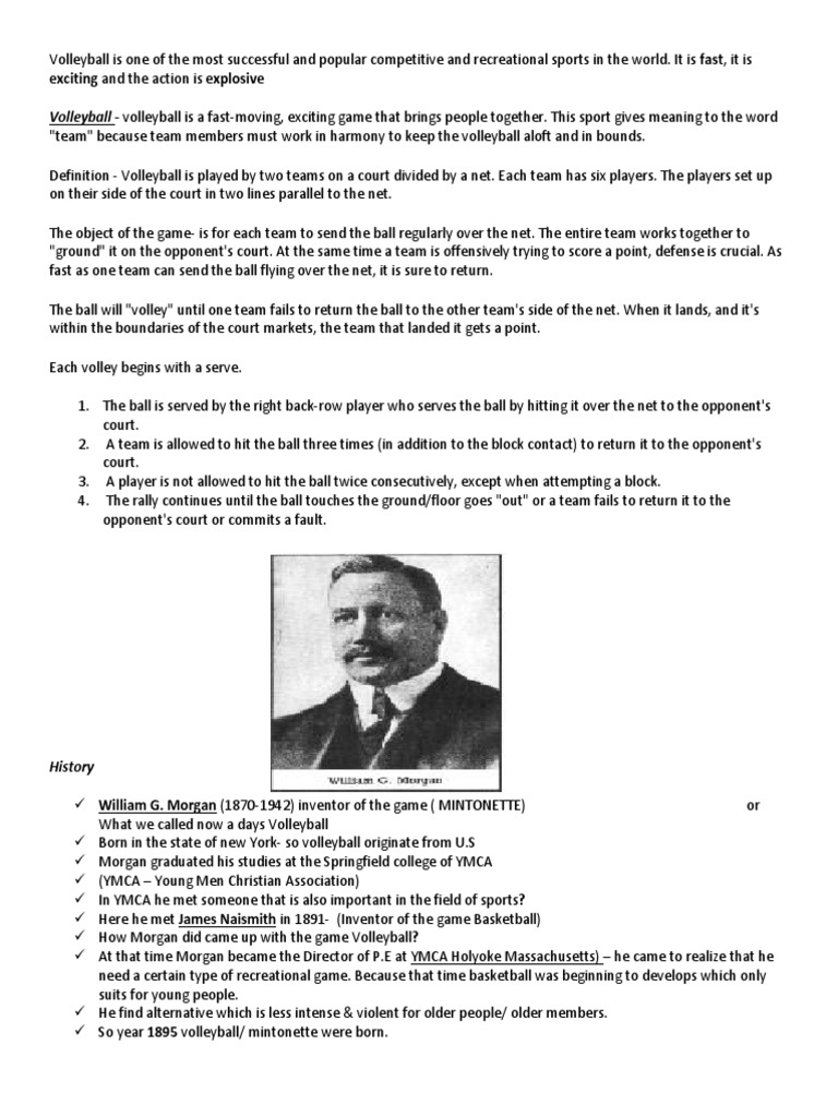Volleyball Lecture | PDF | Volleyball | Sports