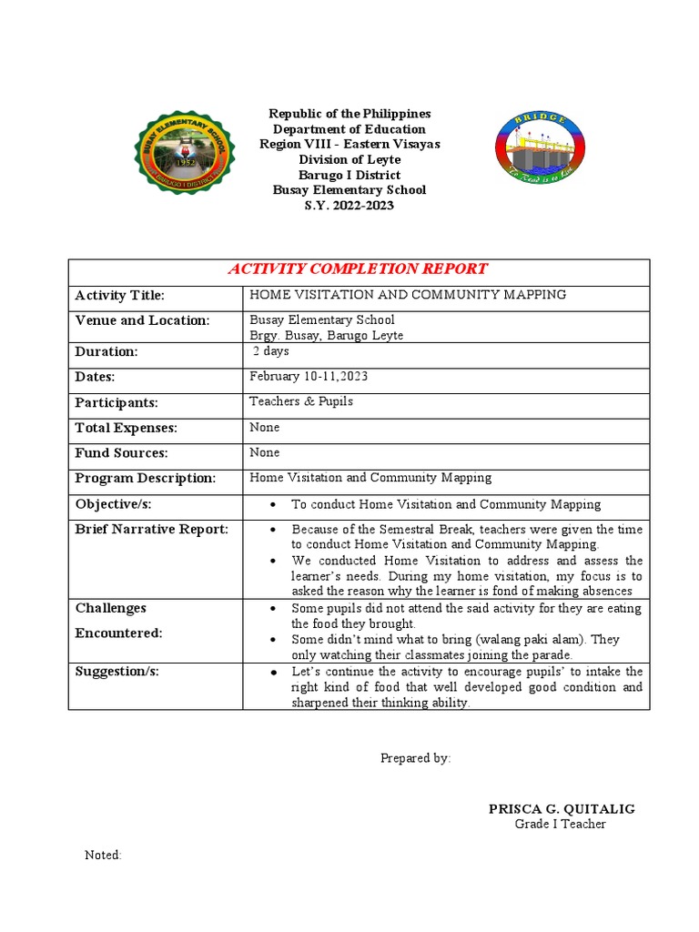 Acr Home Visitation | PDF