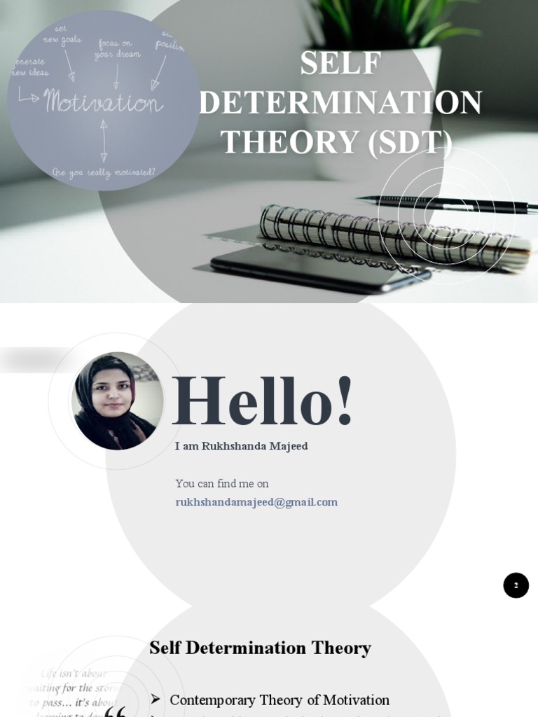 Overview of Self-Determination Theory | PDF | Motivational | Motivation