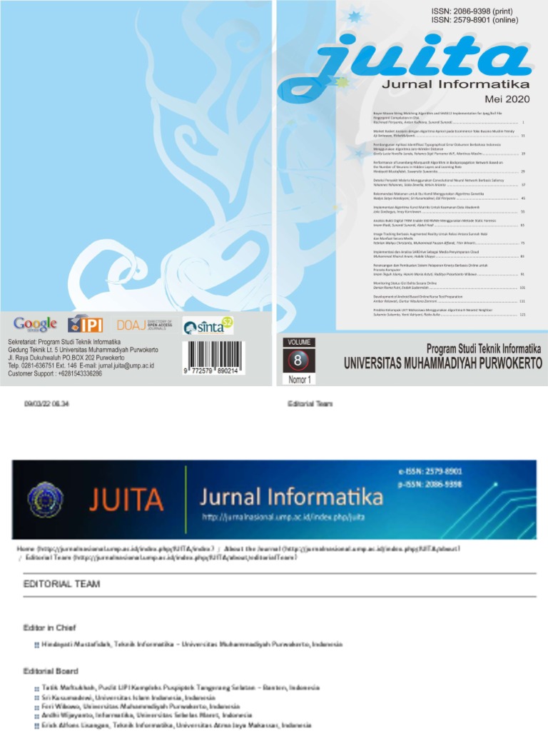 JUITA 8 (1) - Compressed | PDF | Artificial Neural Network | Computer Programming