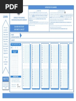 Sample Answer Sheet | PDF