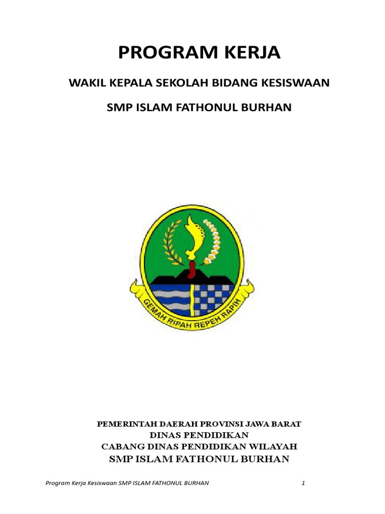 Proker Kesiswaan SMP | PDF