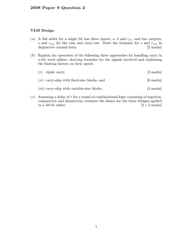 VLSI Model qp2 | PDF