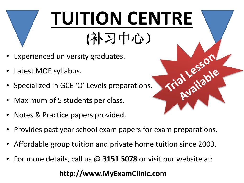 Affordable GCE 'O' Level Tuition | PDF