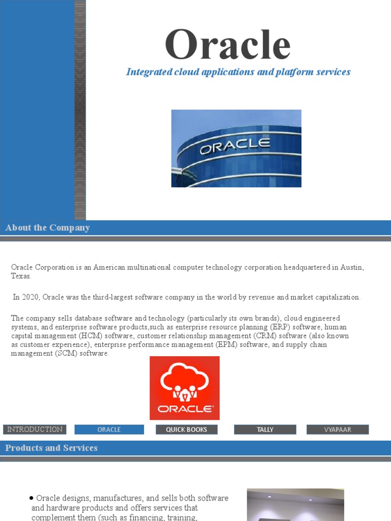 Itt Oracle | PDF | Oracle Corporation | Cloud Computing