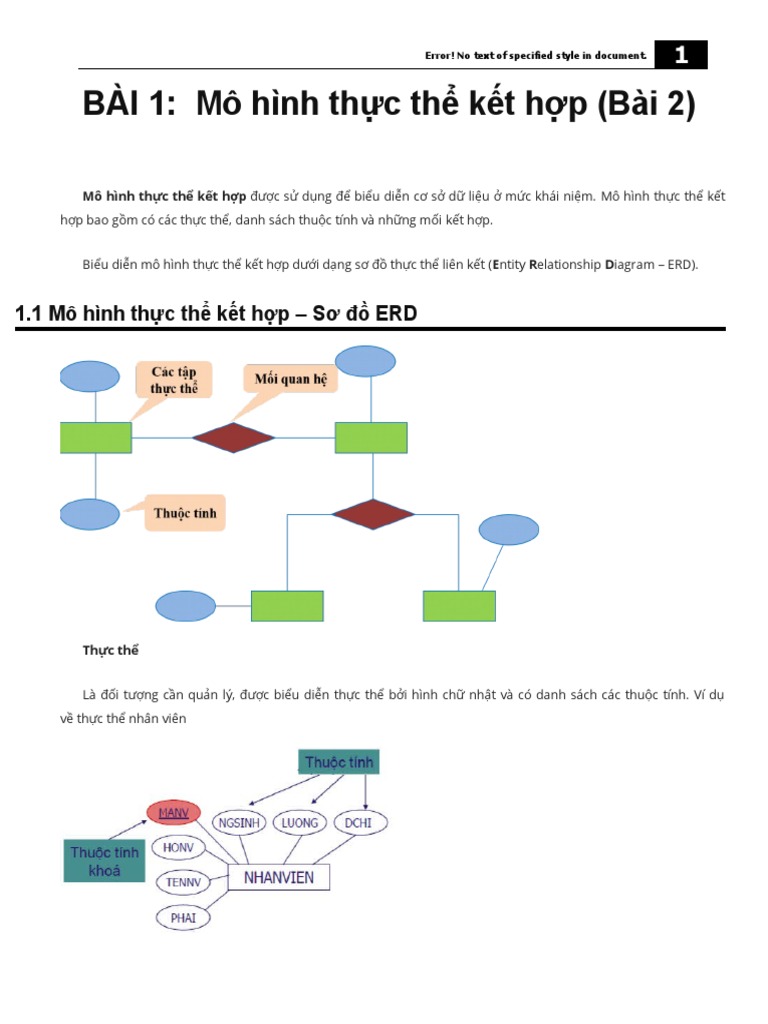 LT - PTTKHT - Erd | PDF