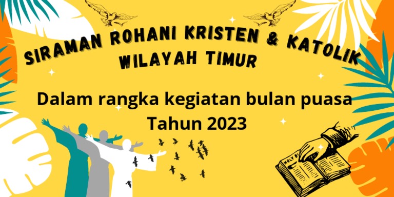 Siraman Rohani Kristen & Katolik | PDF
