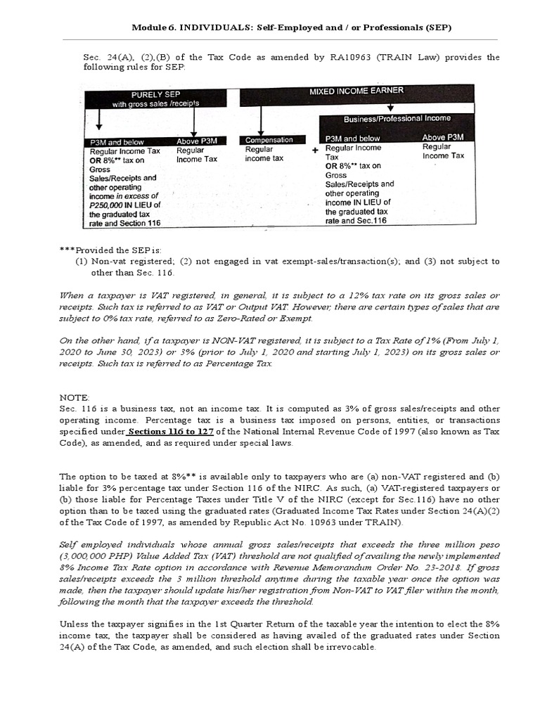 Module 6 Tax | PDF | Taxes | Value Added Tax