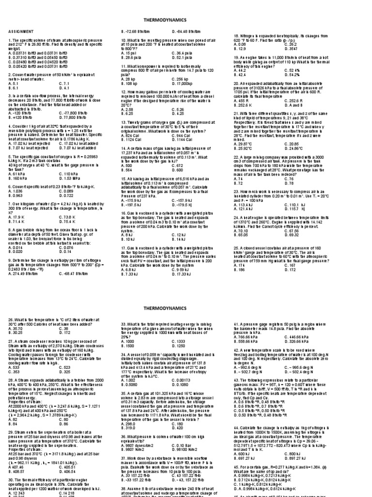 Problem Set 1 50 Assignment | PDF