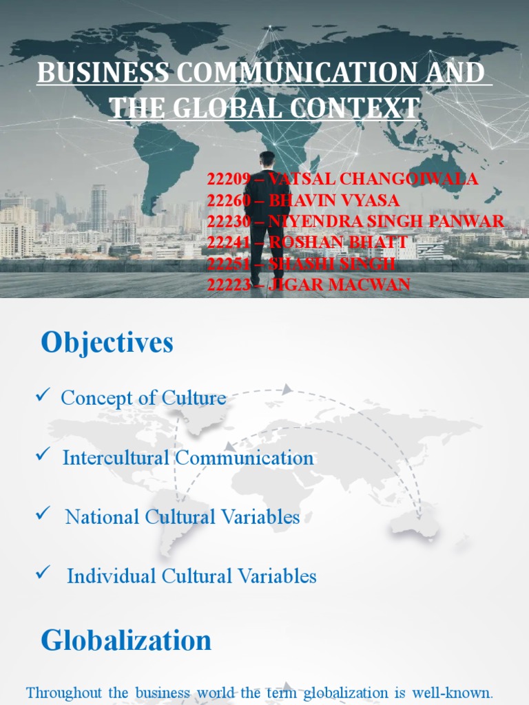 Global Business Communication Insights | PDF | Communication ...