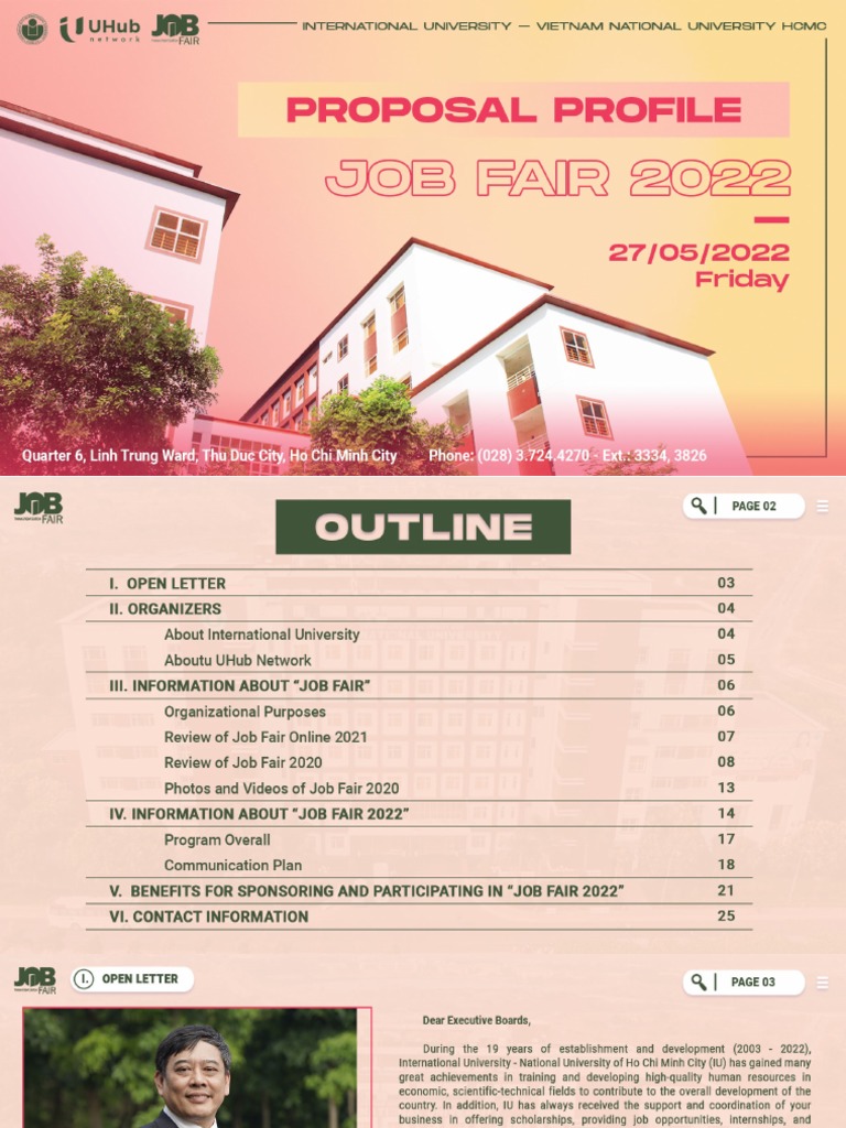 Job Fair 2020 Sponsorship Details | PDF