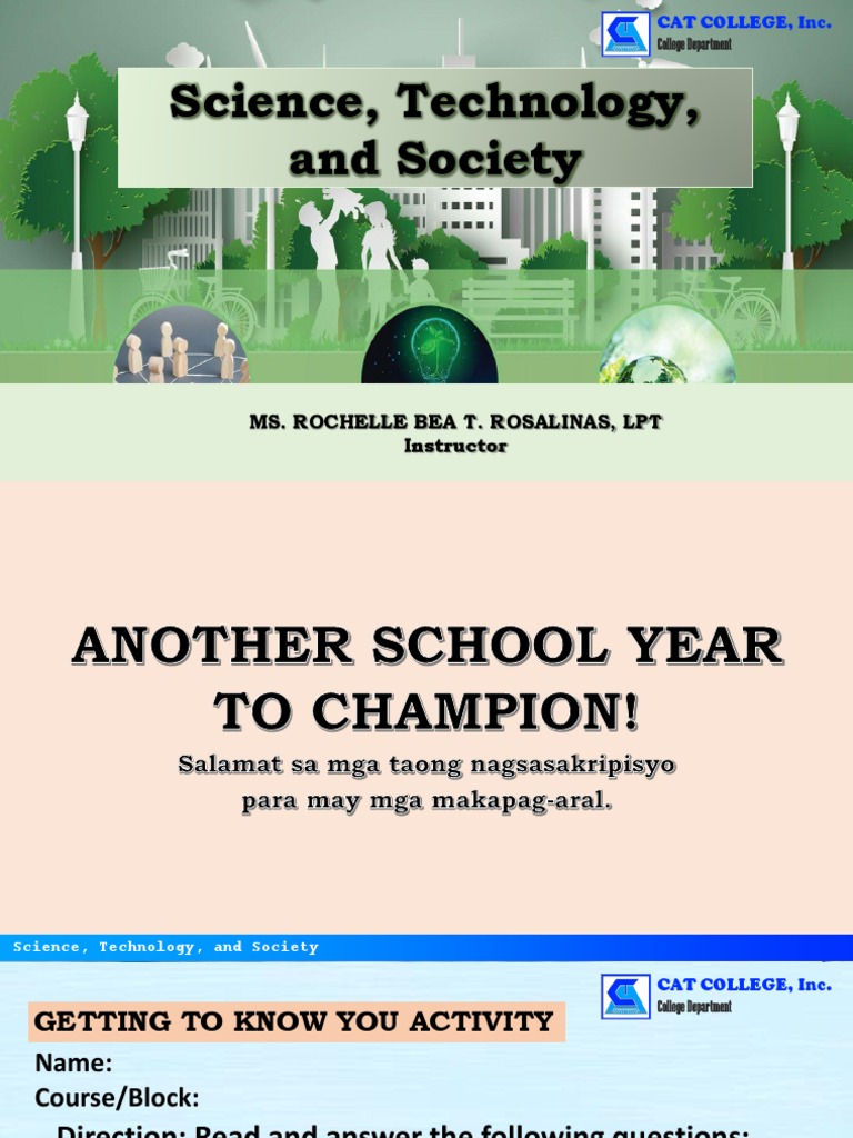 Prelim Topic 1 Introduction To Science Technology and Society | PDF | Science | Knowledge