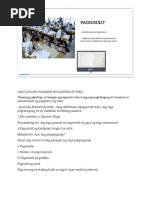 Mga Uri NG Pagsusulit | PDF